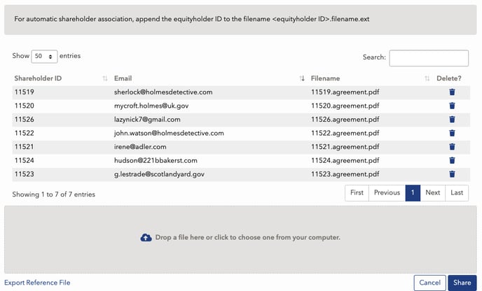 Bulk Document Upload