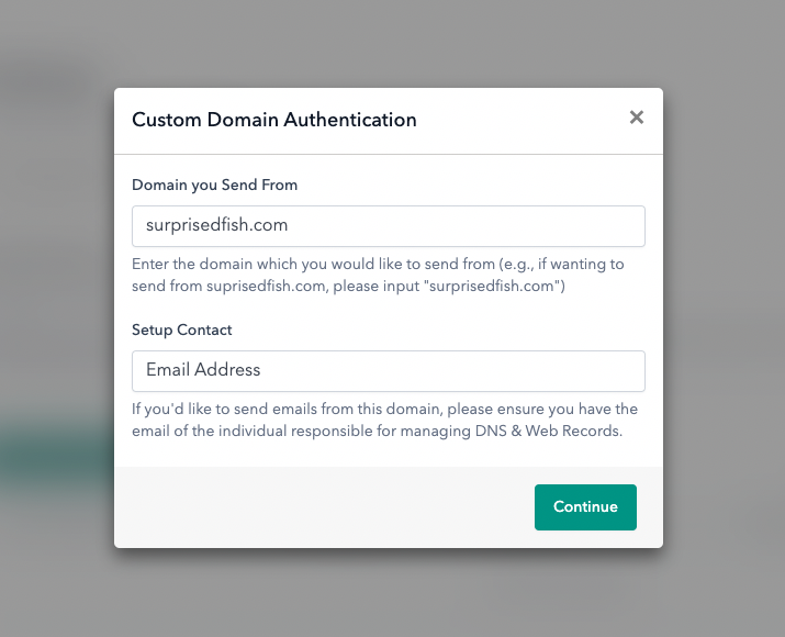 Email Domain White-Labeling